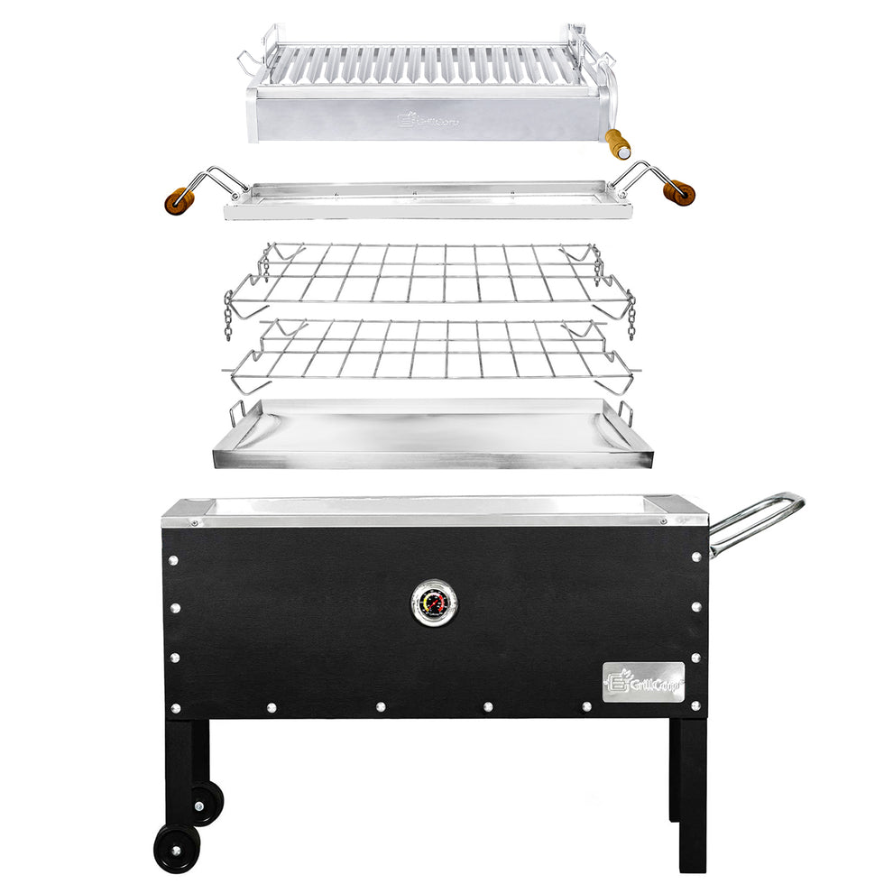 Large Roasting Box - Portable Grill with Lift System – Grillcorp EEUU