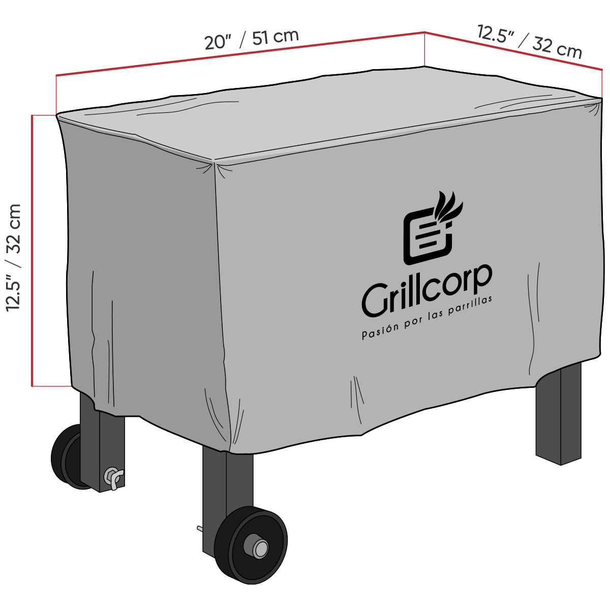 Small Roasting Box cover, Cover waterproof – Grillcorp EEUU